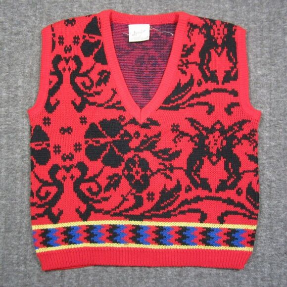 One Step Ahead | Sweaters | Vintage One Step Up Sweater Vest Womens M ...